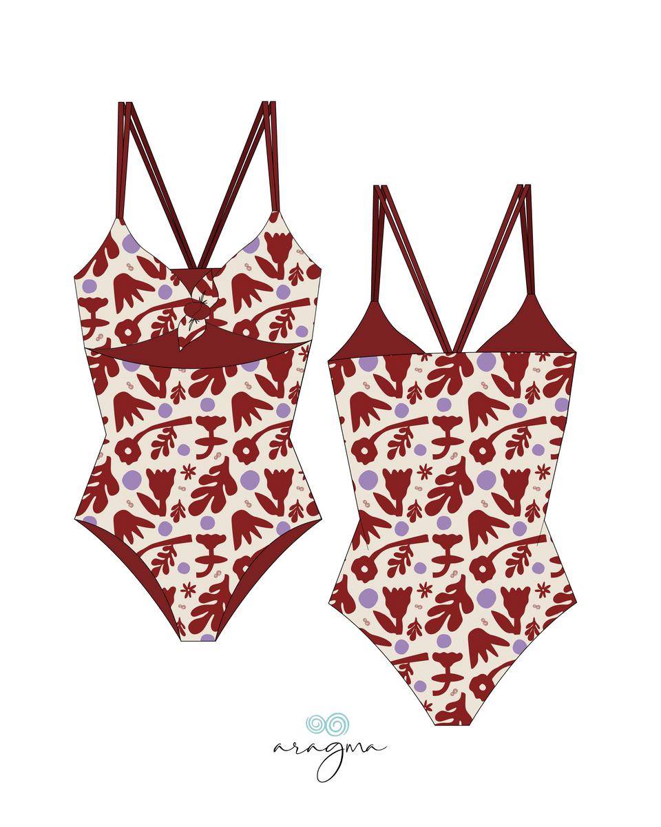 Meraki Cut-Out Phoebe One-Piece – Aragma Swim